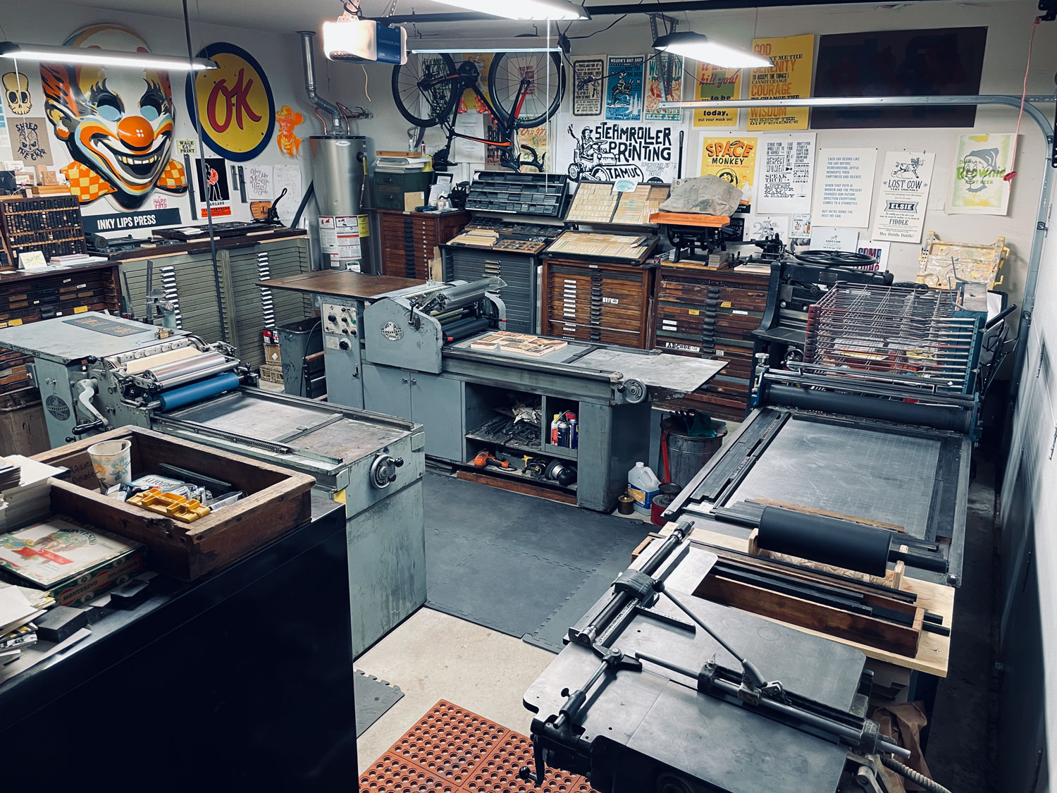 LETTERPRESS WORKSHOPS - INKY LIPS LETTERPRESS